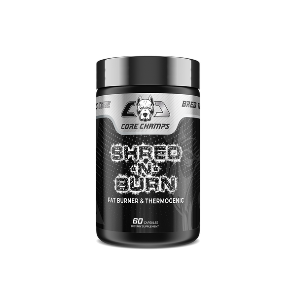 Core Champs SHRED-N-BURN - Fat Burner & Thermogenic – CORE CHAMPS