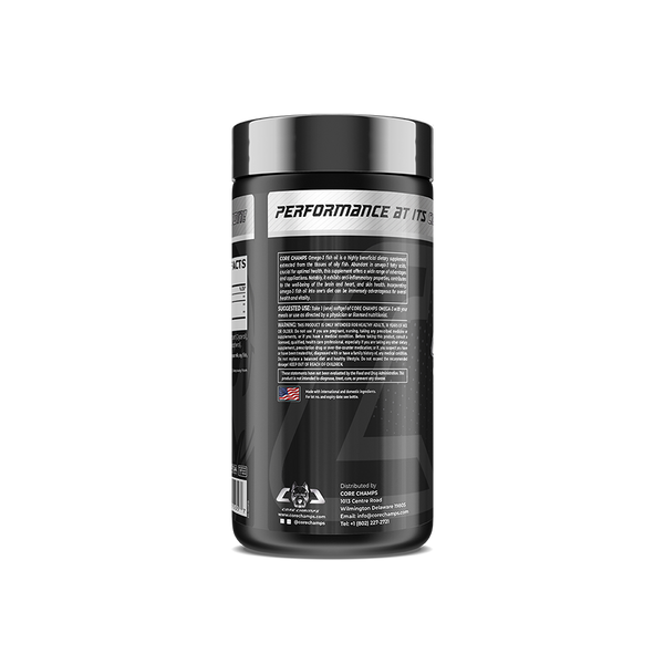 Core Champs OMEGA-3 - Fish Oil Support Brain, Heart, and Skin Health ...